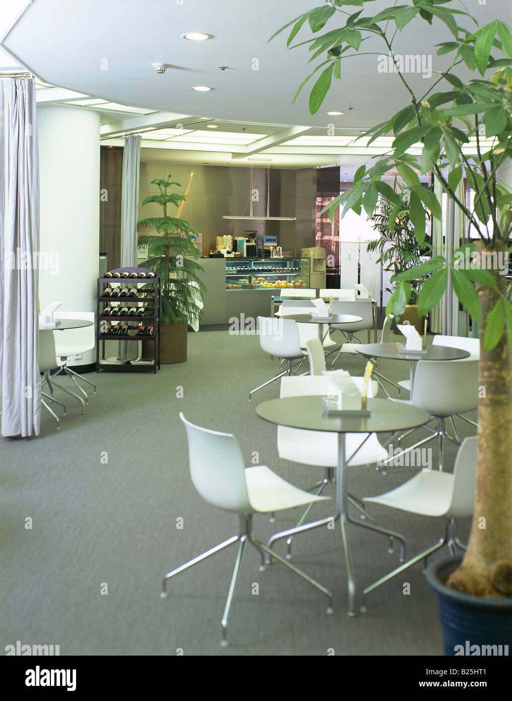 Interior view of restaurant Stock Photo - Alamy