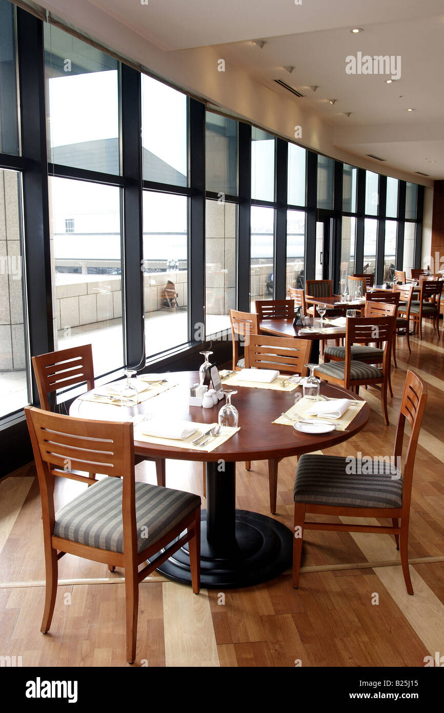 Interior view of restaurant Stock Photo - Alamy