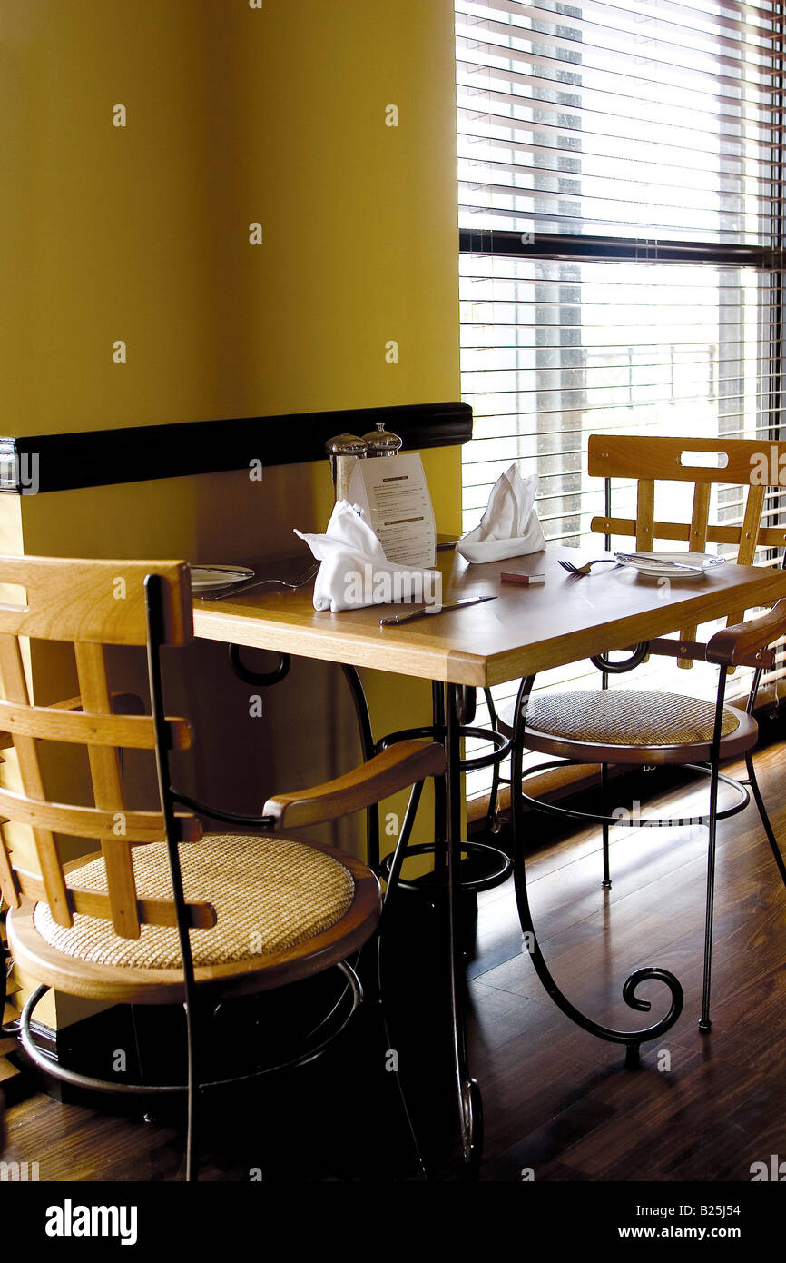 Interior view of café Stock Photo - Alamy