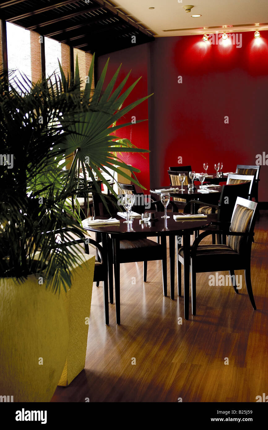 Interior view of café Stock Photo - Alamy