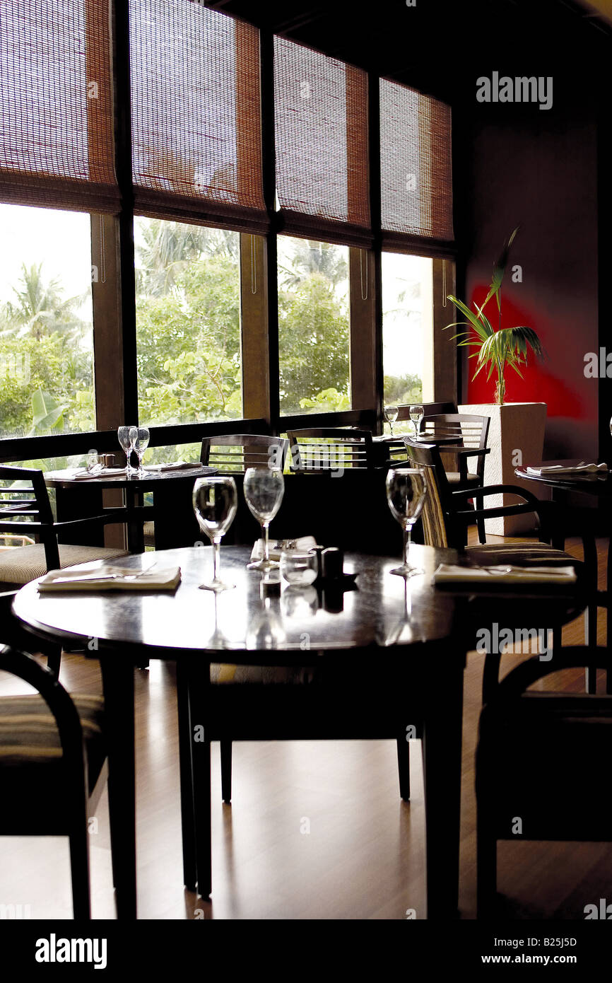 Interior view of café Stock Photo - Alamy