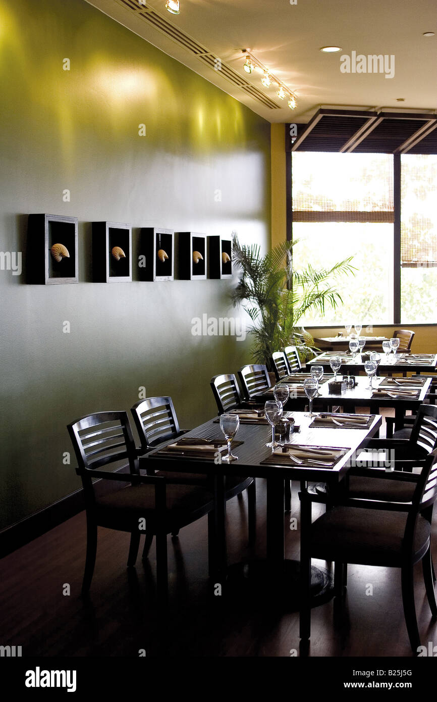 Interior view of café Stock Photo - Alamy