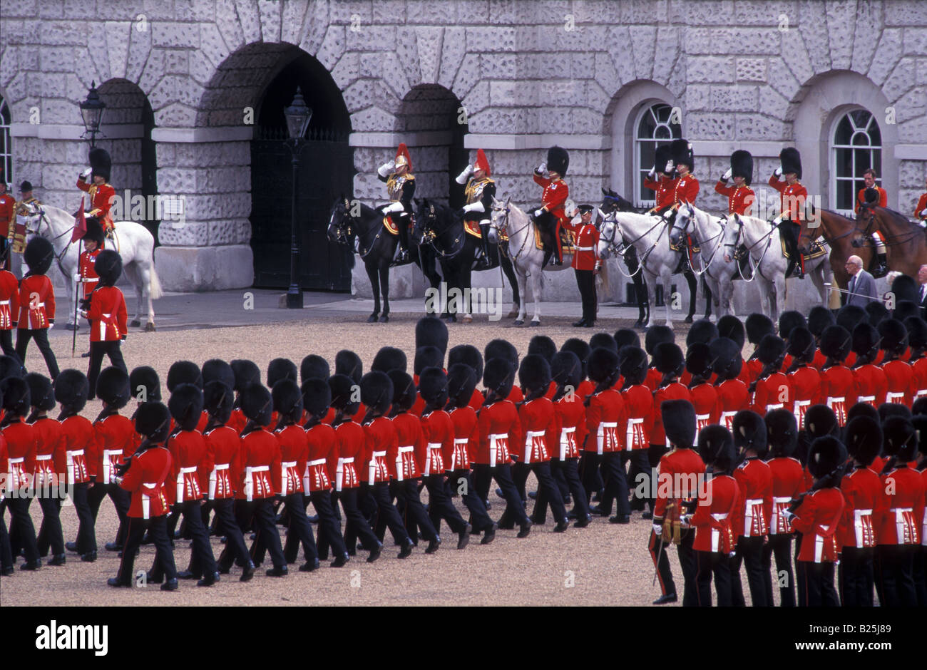 Trooping the Colour ceremony Horseguards Parade Stock Photo - Alamy