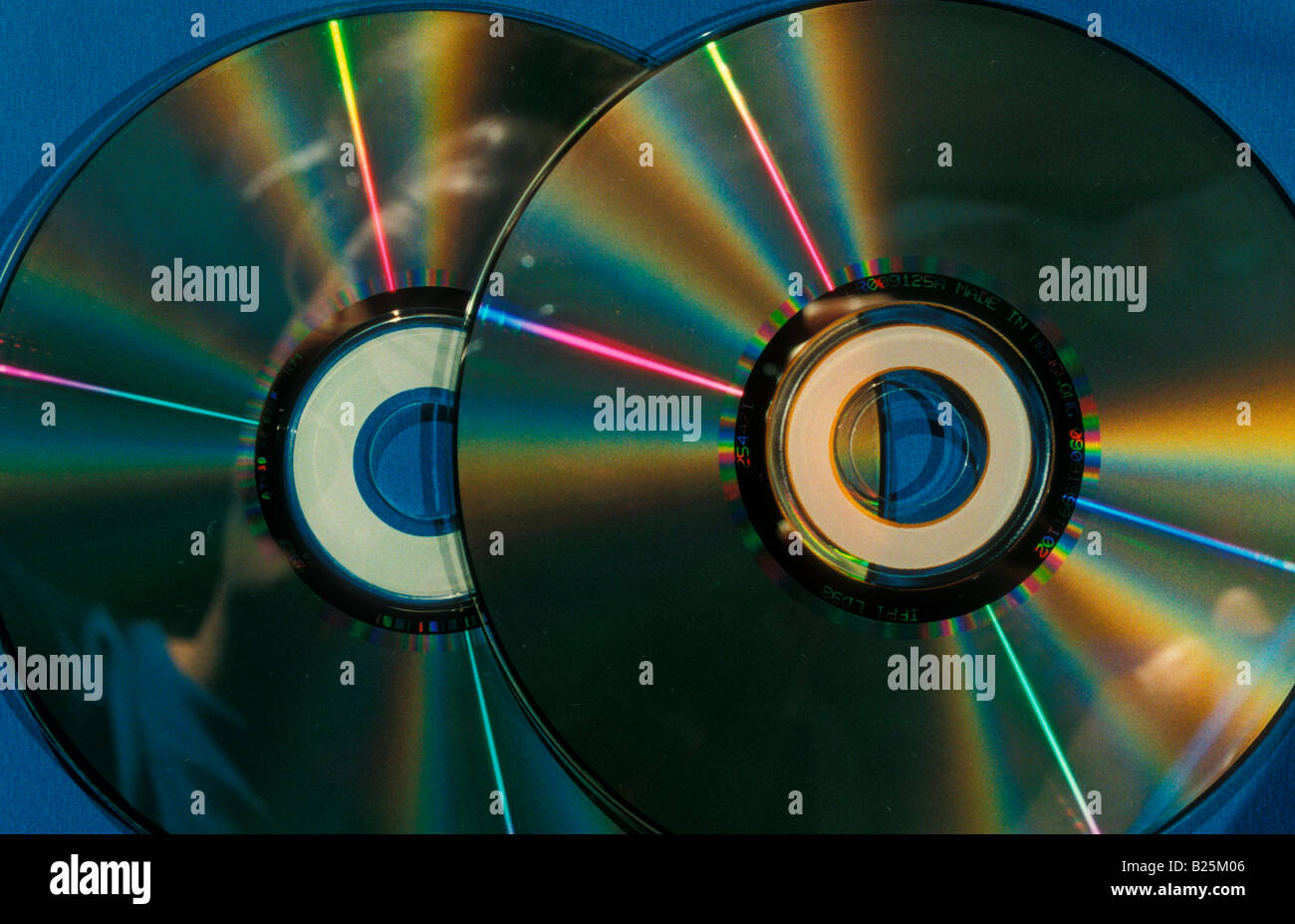 Two Compact Discs Stock Photo - Alamy