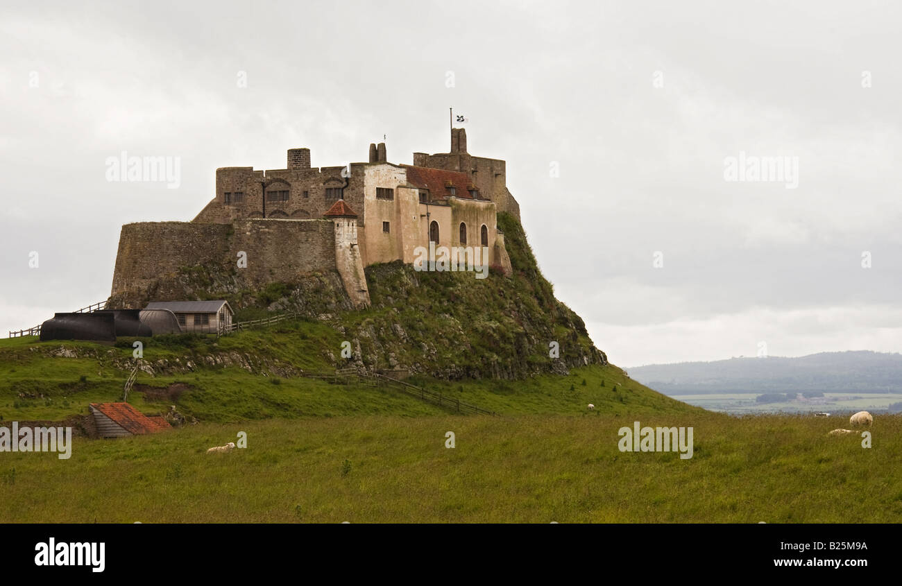 Lindisfarne Castle in Holy Island,England Stock Photo - Alamy