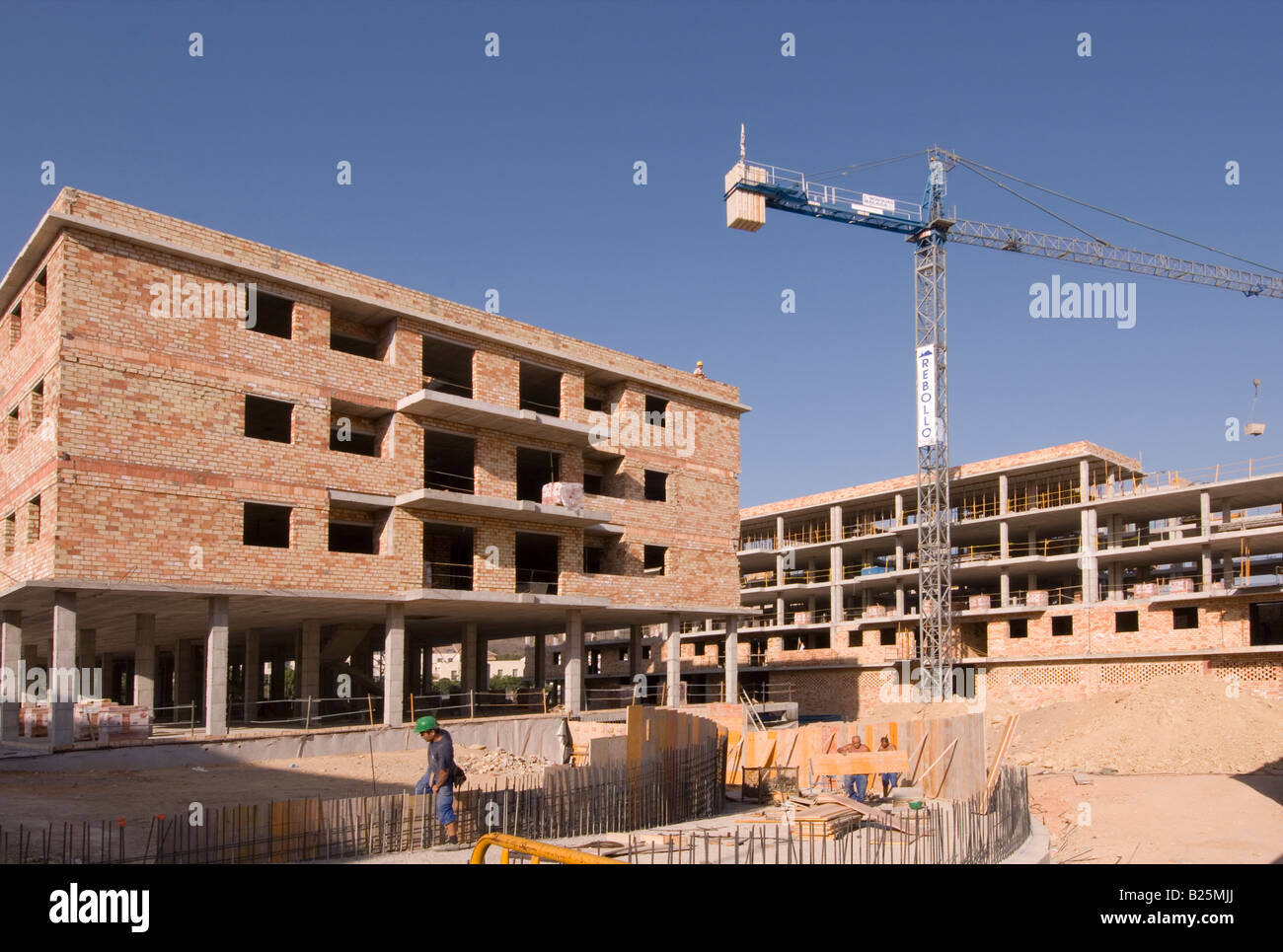 Spanish building site in Andalusia Stock Photo - Alamy