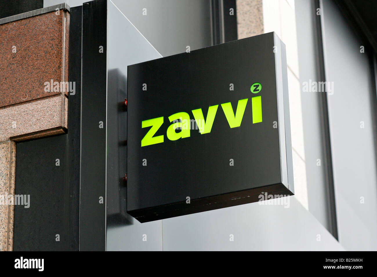 Zavvi shop sign England United Kingdom Stock Photo - Alamy