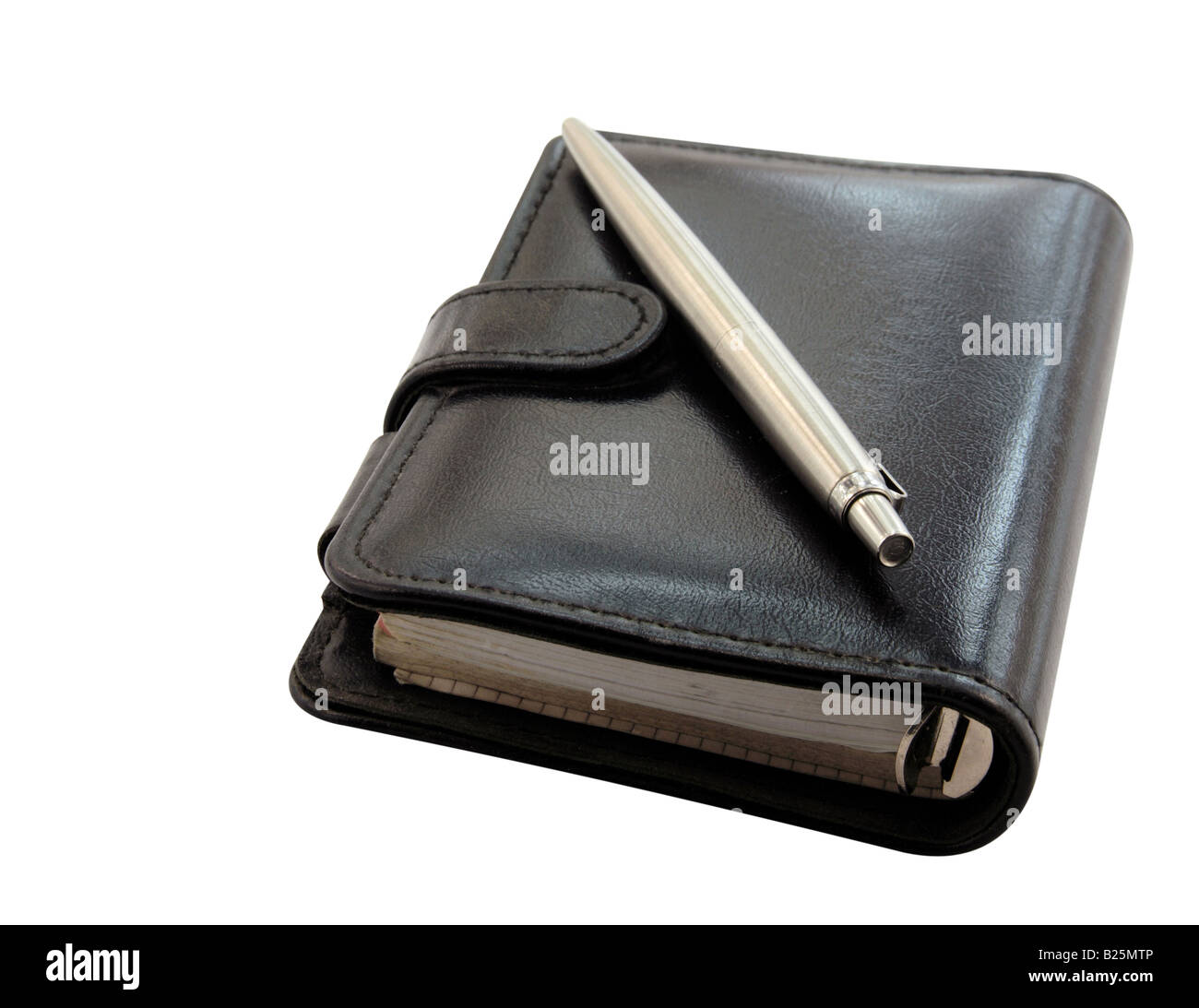 Notebook with a pencil Stock Photo - Alamy