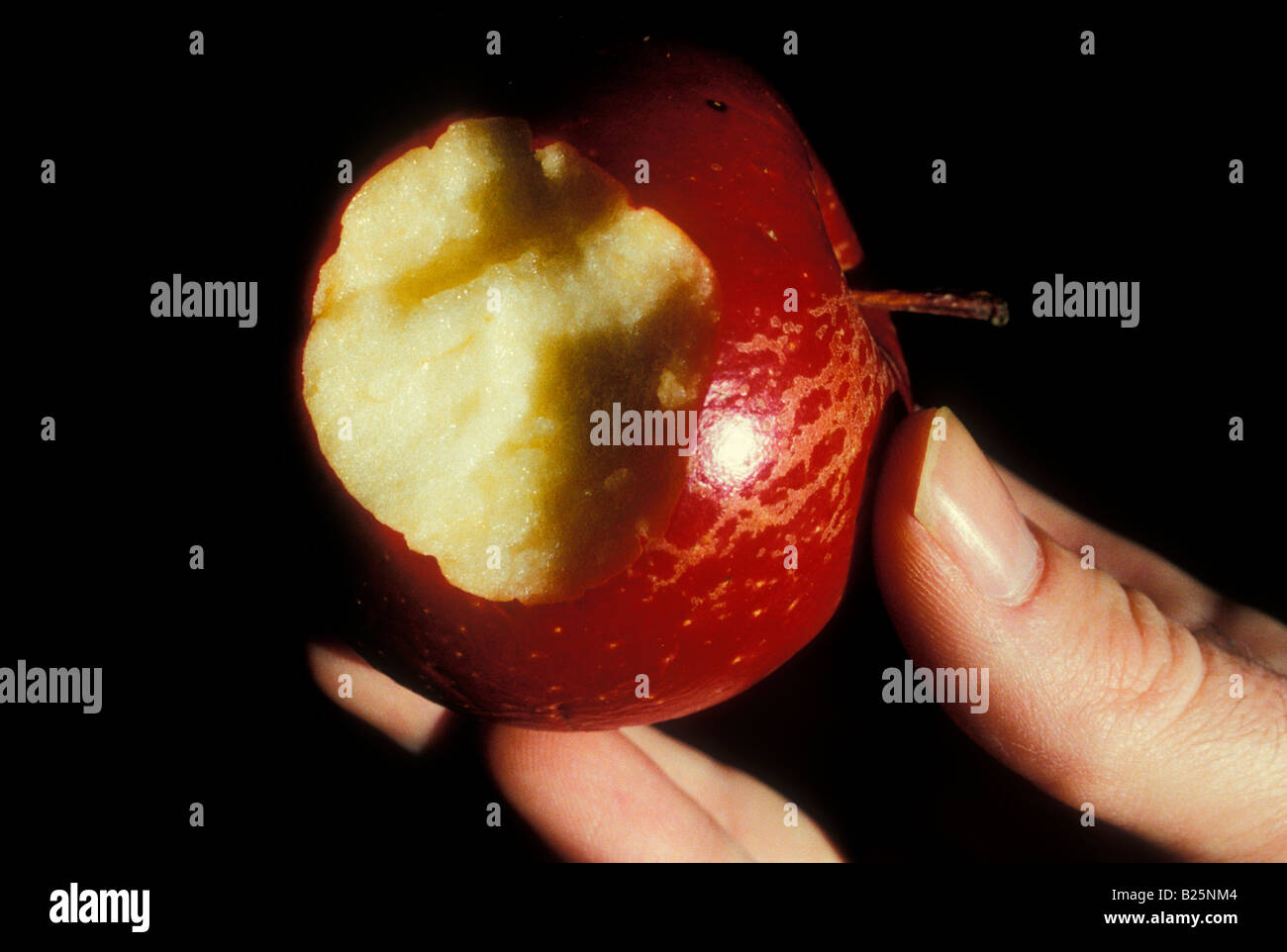 Bite of Apple Stock Photo - Alamy