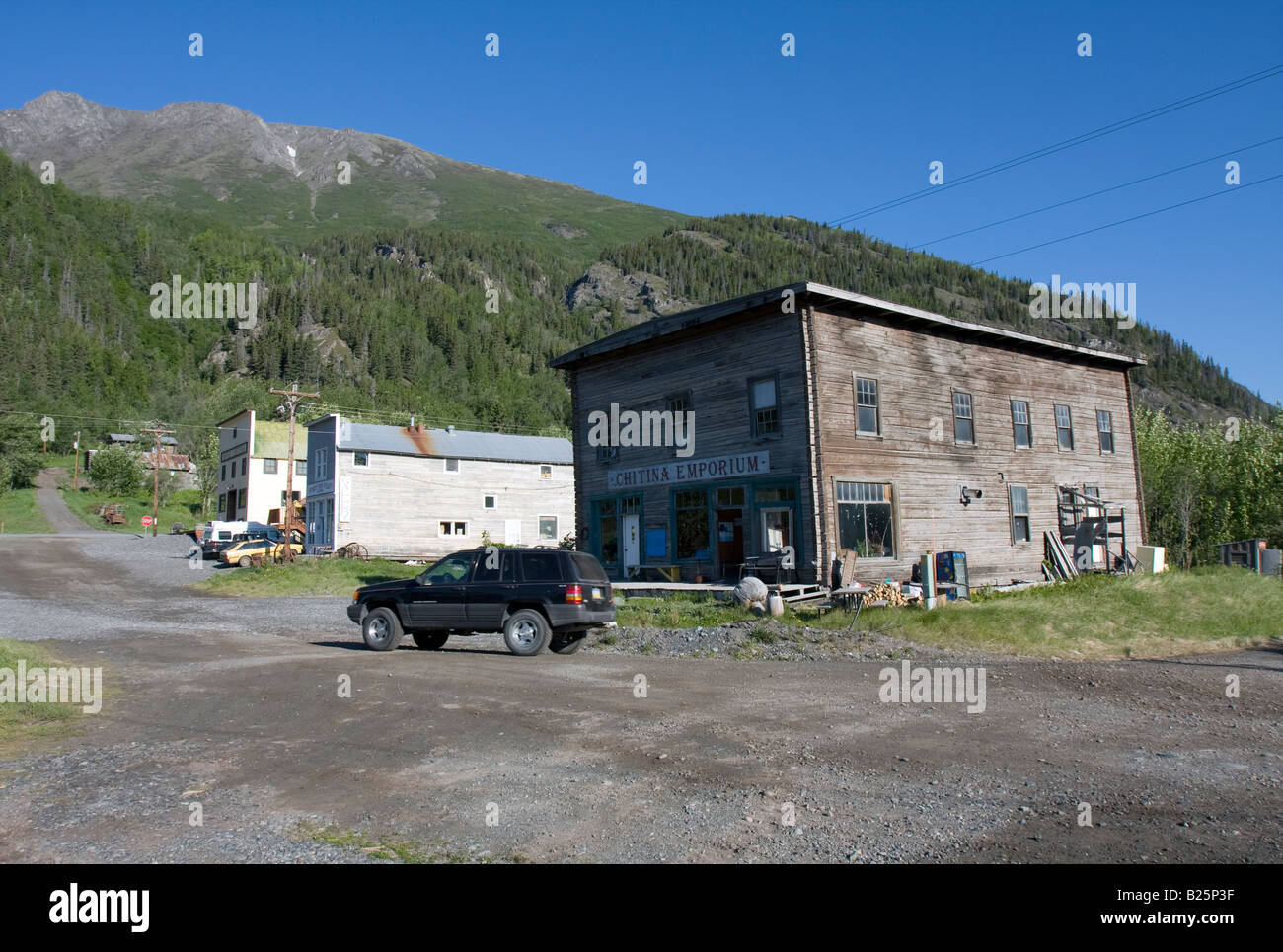 Chitina, Wrangell / St Elias, Alaska, USA Stock Photo - Alamy