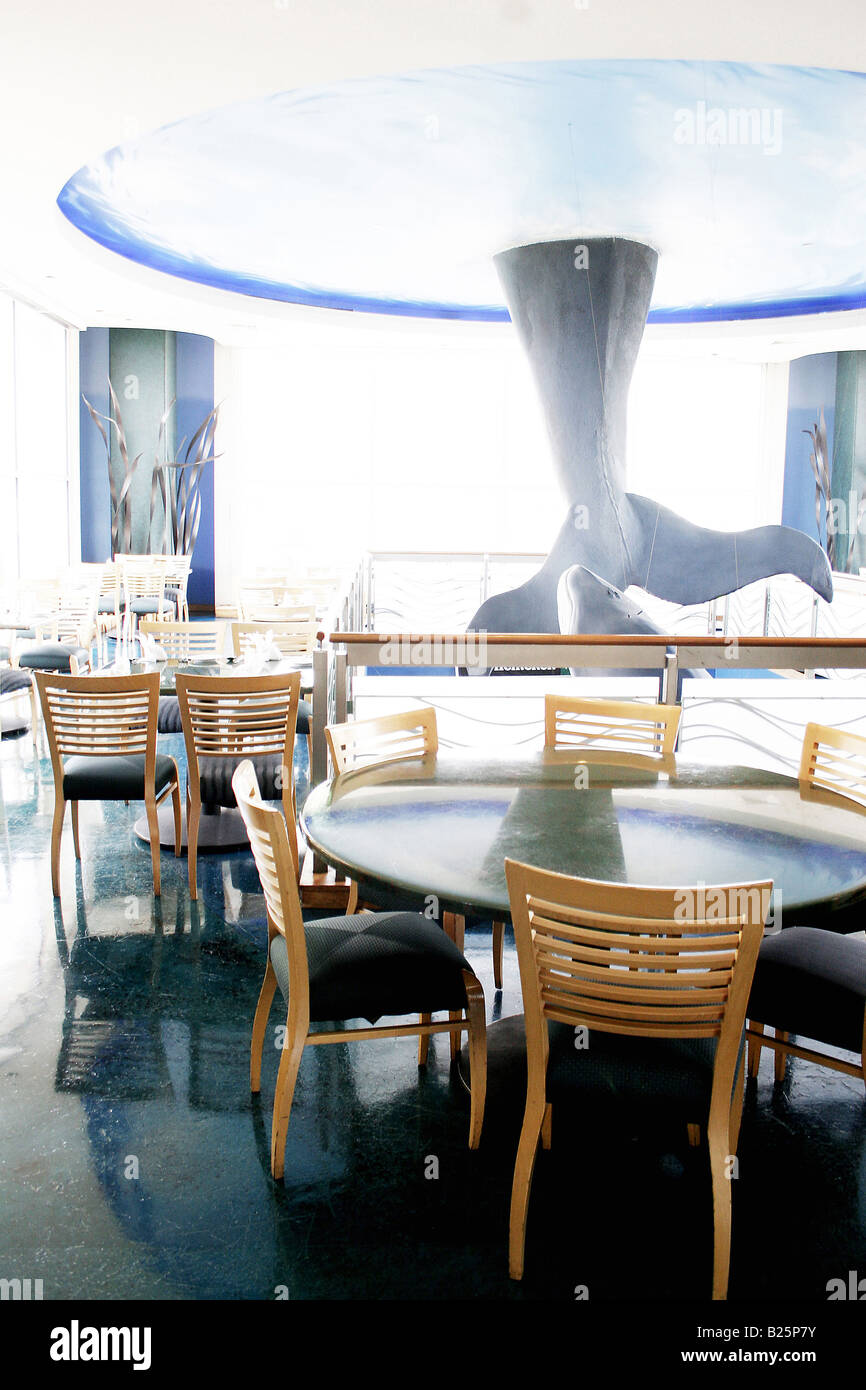 Interior view of restaurant Stock Photo - Alamy