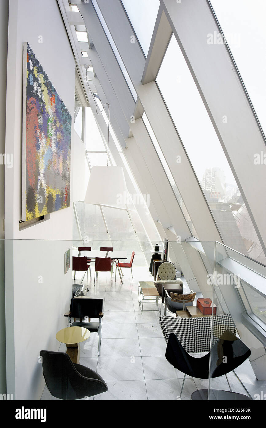 Interior view of café Stock Photo - Alamy