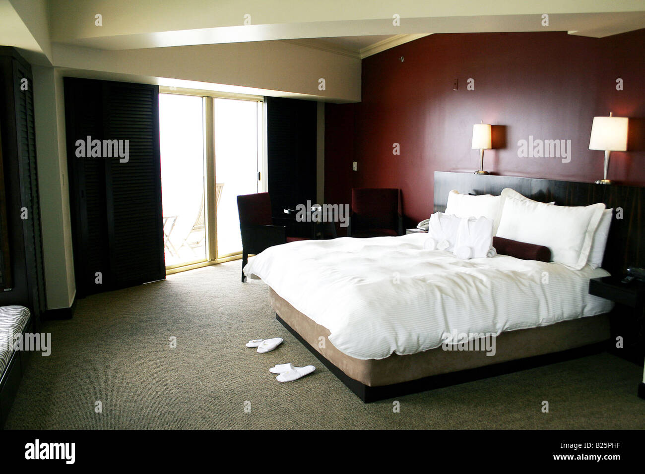 Hotel room interior Stock Photo - Alamy