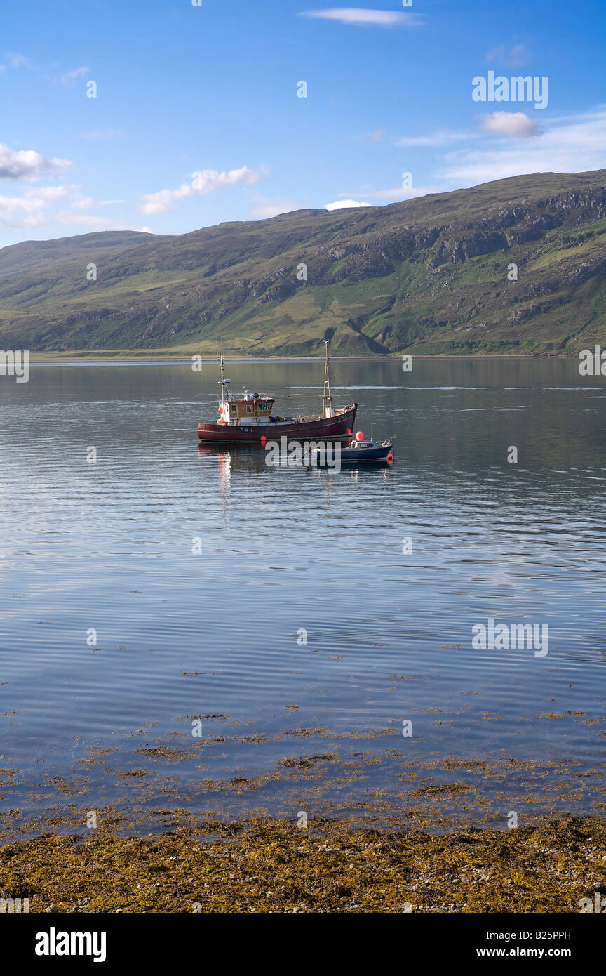 Fishing boats in Ullapool harbour Stock Photo - Alamy