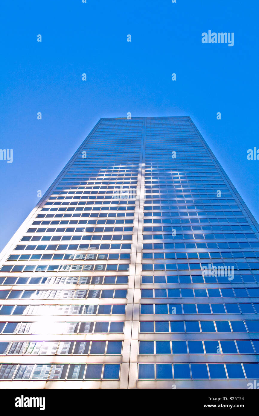 Glass office buildings downtown Stock Photo - Alamy
