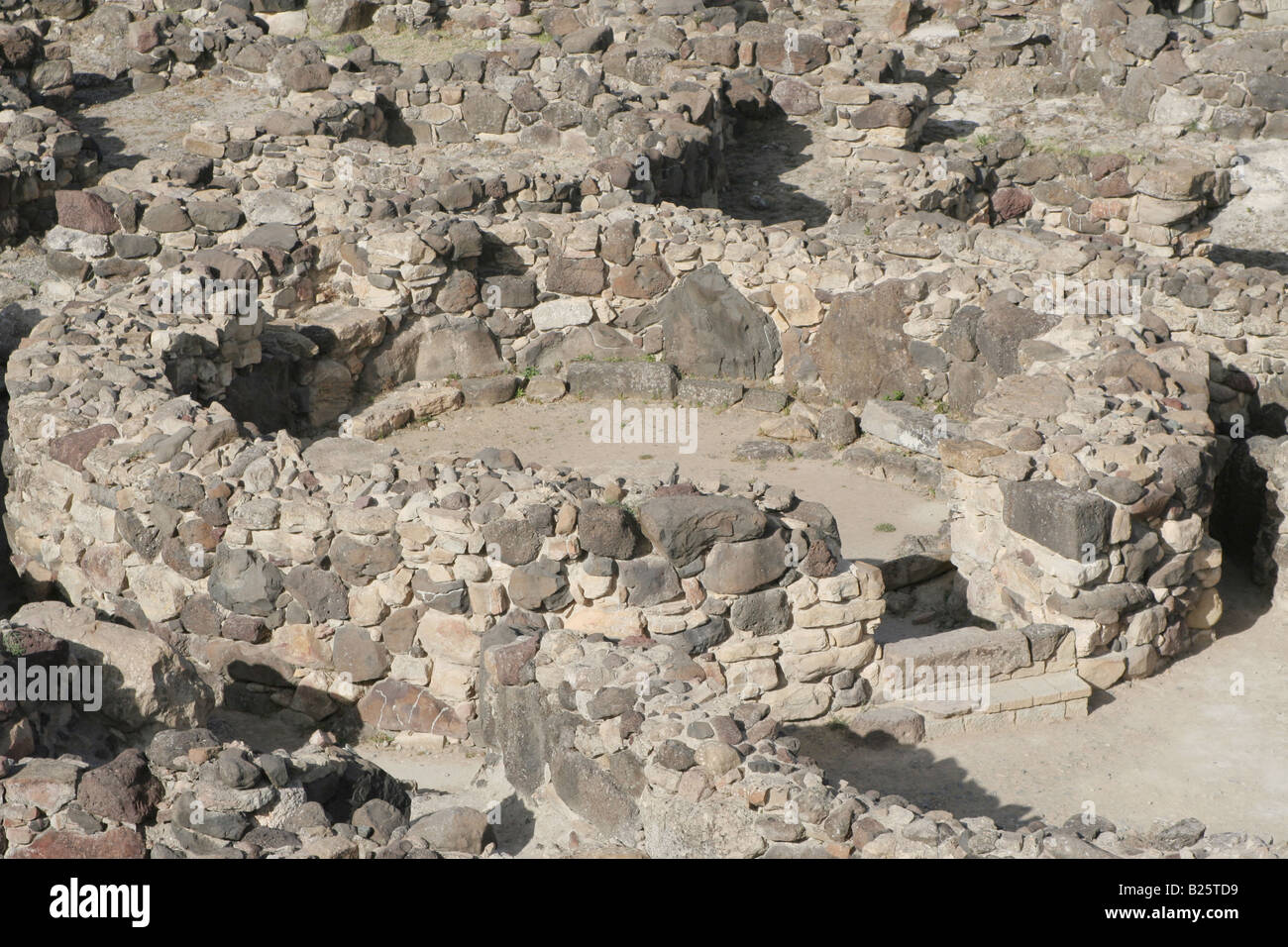 The "parliament" area of " Su Nuraxi di Barumini" - a nuraghic site and ...