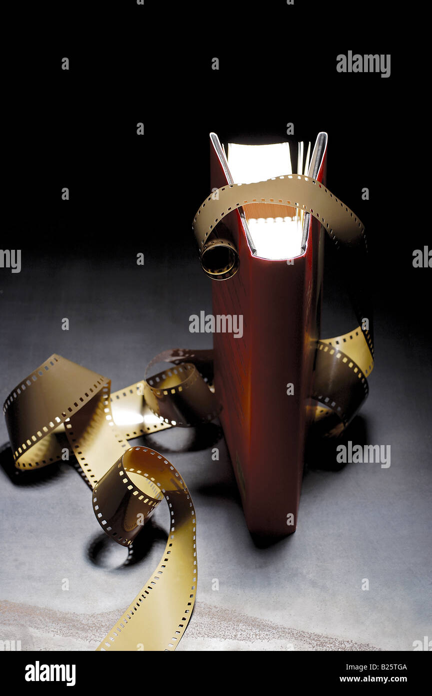 Film and book Stock Photo - Alamy