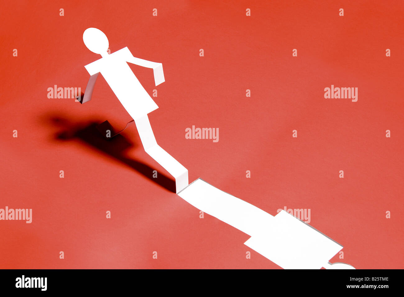 People cut out of paper Stock Photo - Alamy