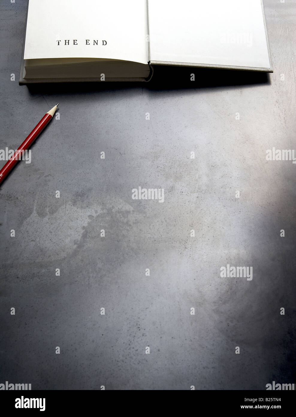 Pencil and notebook Stock Photo - Alamy