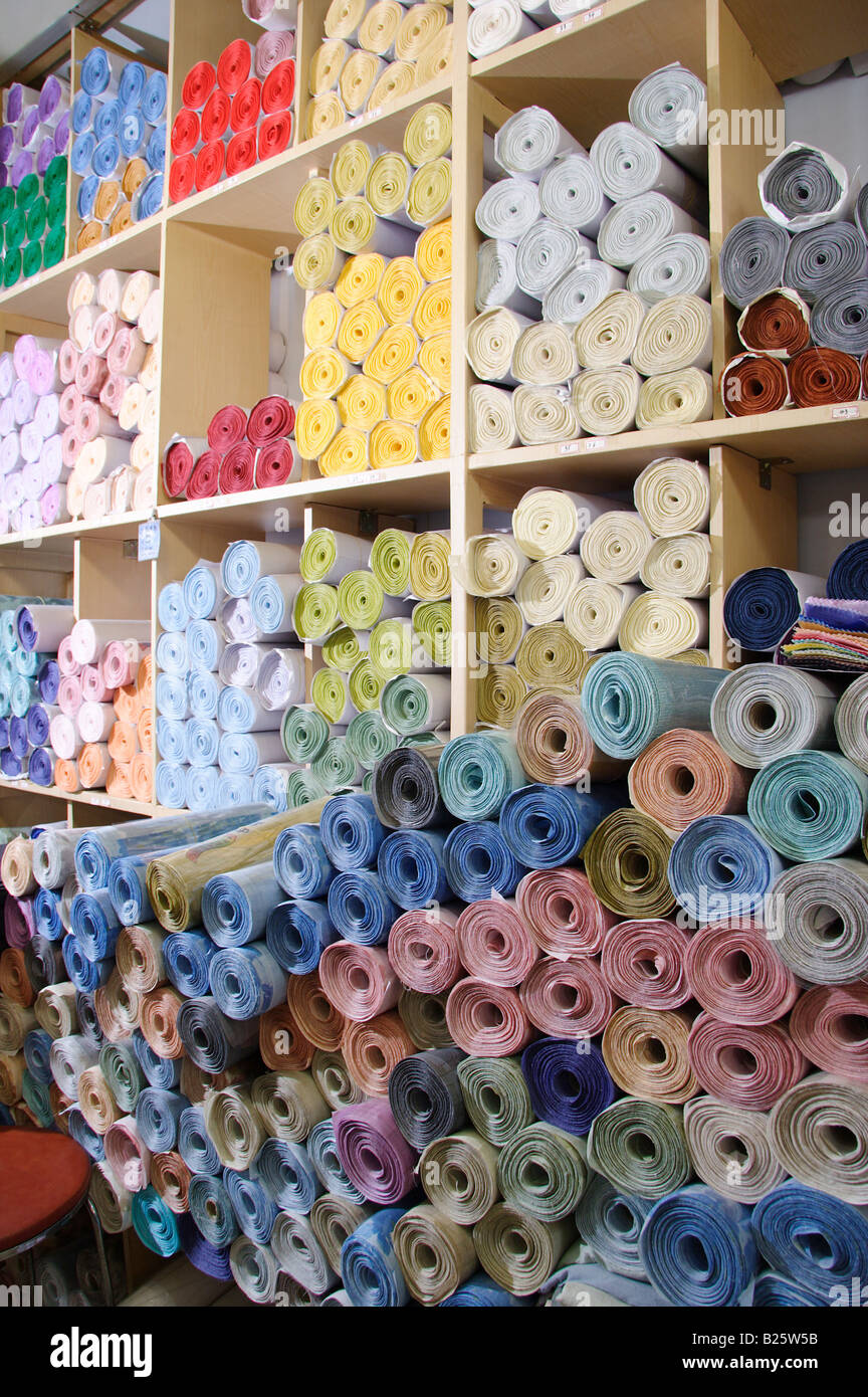Clothing shop interior Stock Photo - Alamy