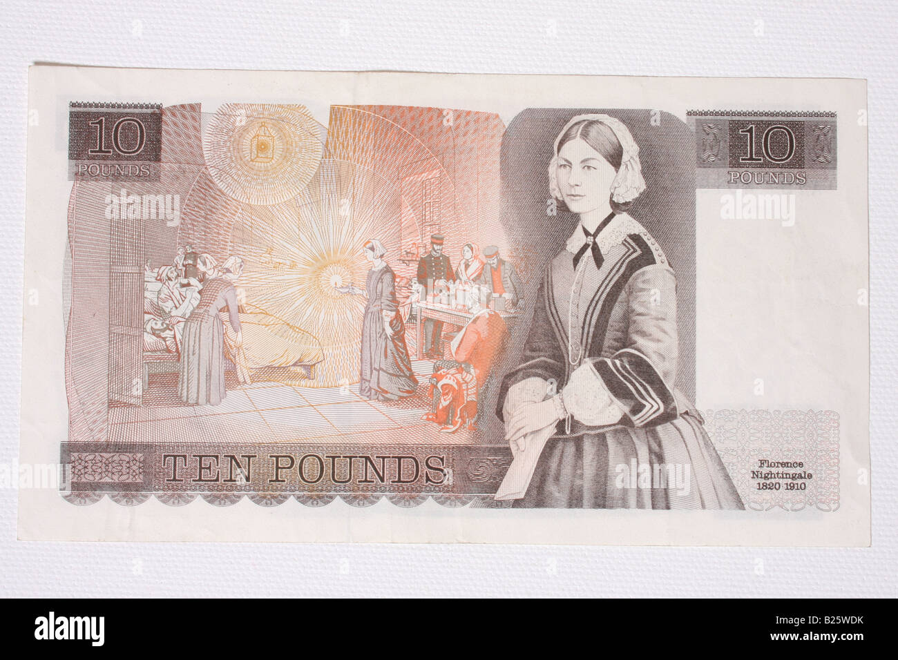 Old Ten Pound Note Florence Nightingale
