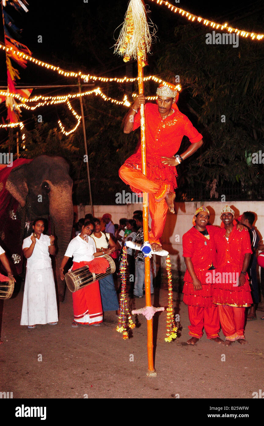 Sri Lanka, perahera, Asia, daily life, photo Kazimierz Jurewicz Stock ...