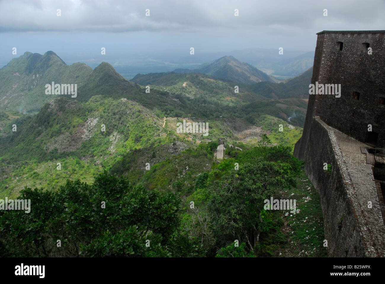 View from the Citadel in Northern Haiti, Milot Stock Photo - Alamy