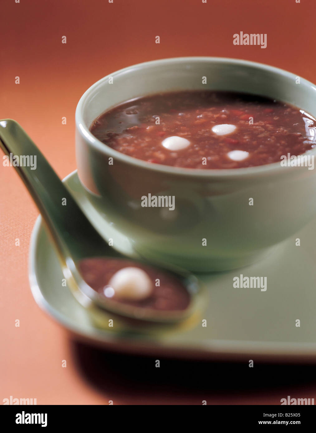 Red bean dessert Stock Photo - Alamy