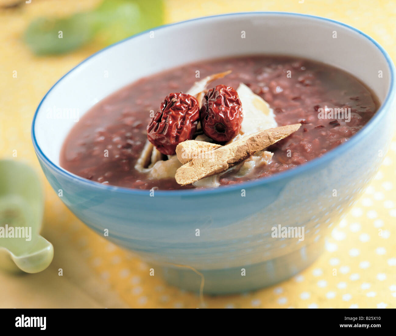 Red bean pudding Stock Photo - Alamy