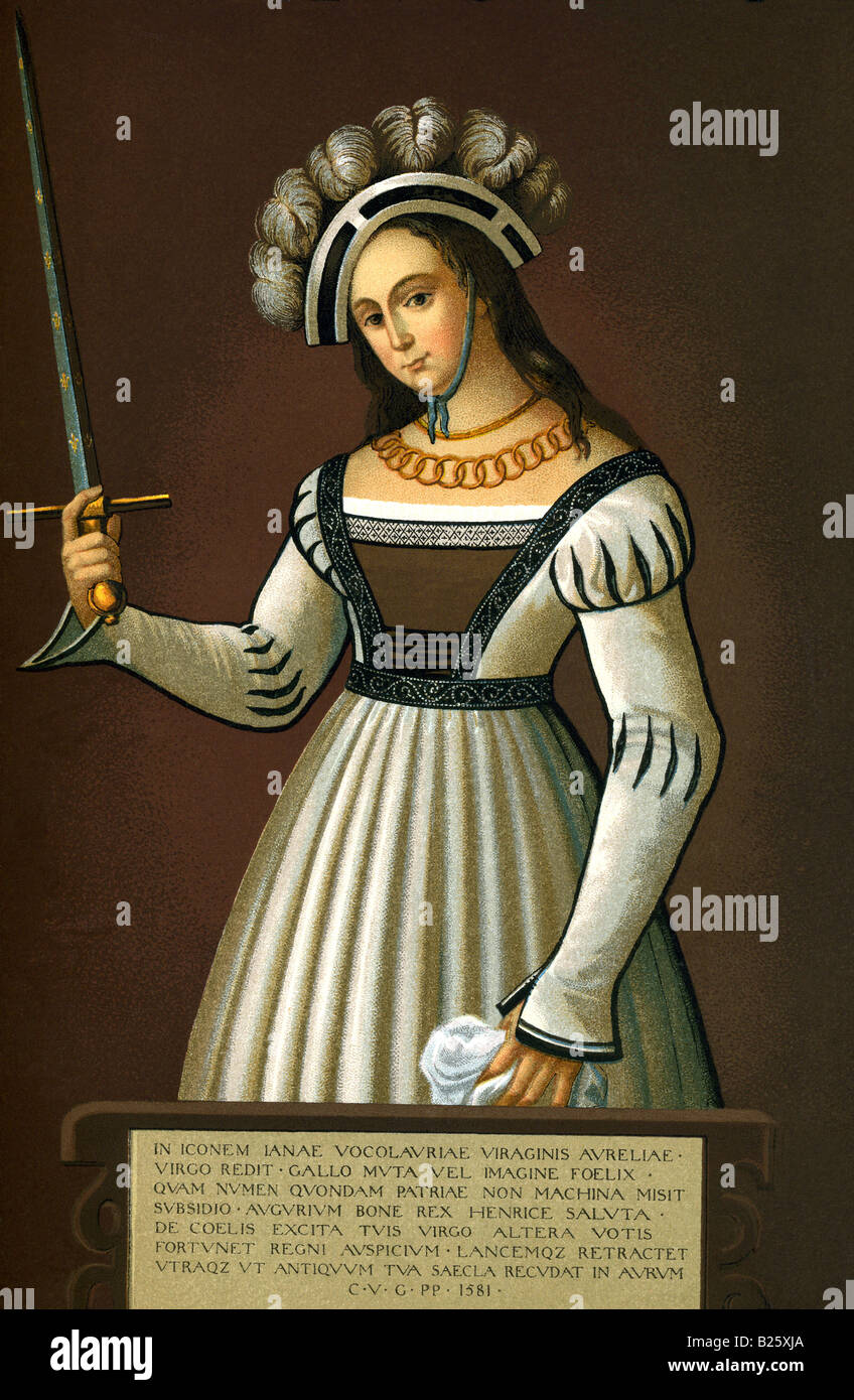 La Pucelle, Joan of Arc Stock Photo - Alamy