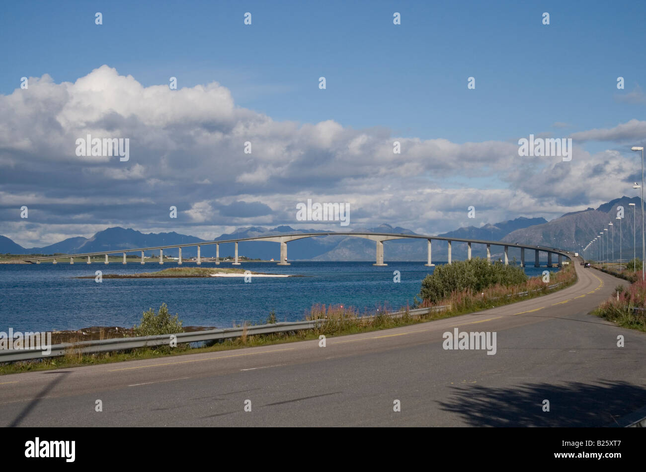 Bridge near Lodingen Stock Photo - Alamy