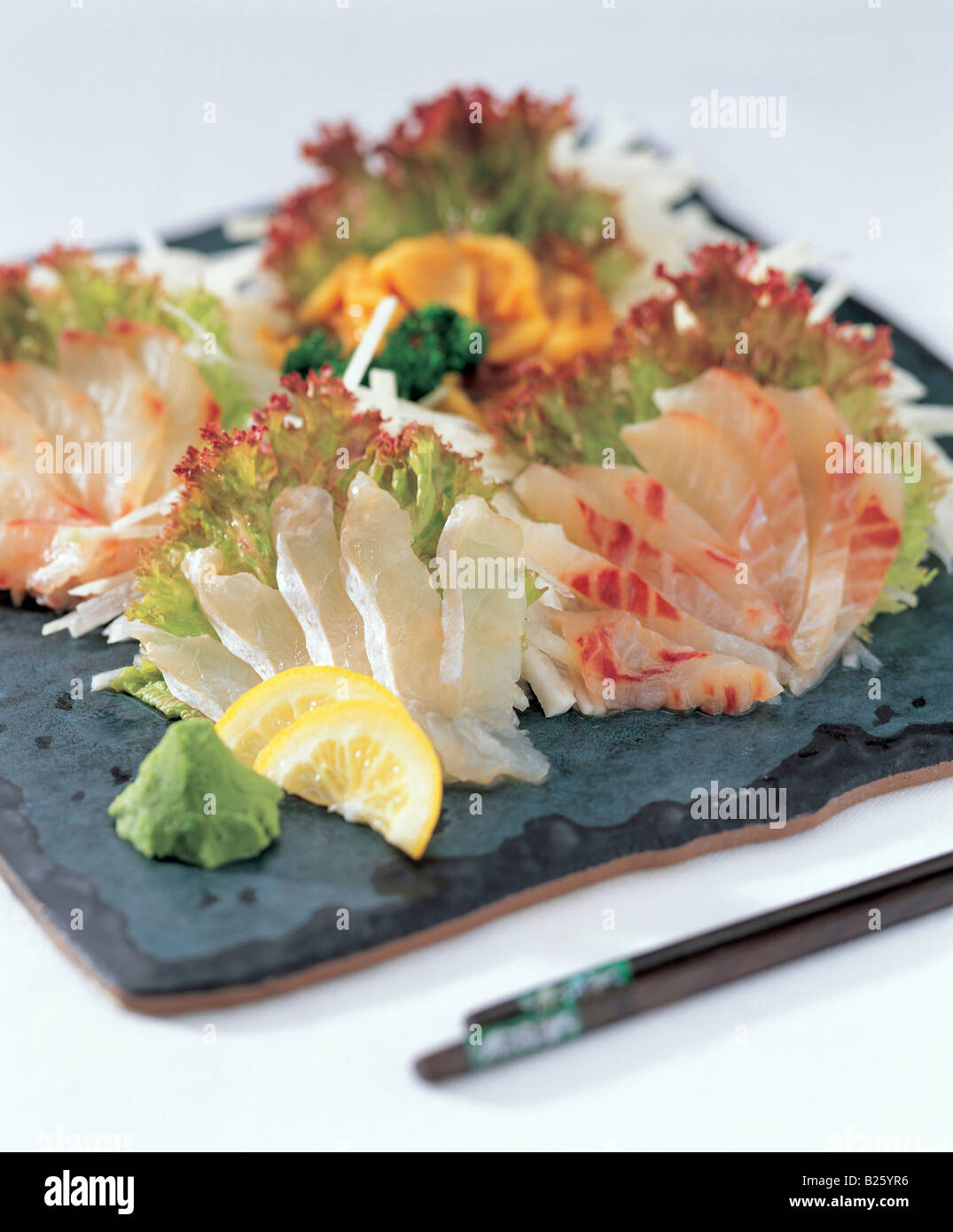 Japanese food, sashimi Stock Photo - Alamy