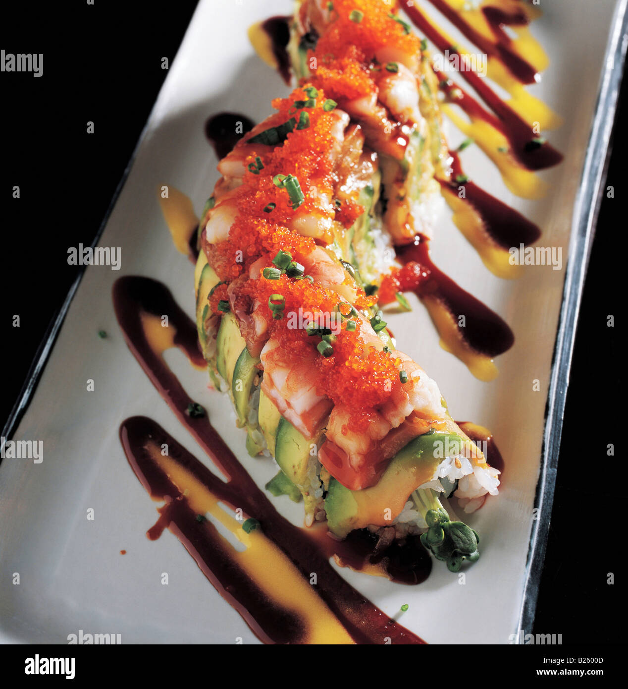 Japanese food, seafood, sushi Stock Photo - Alamy