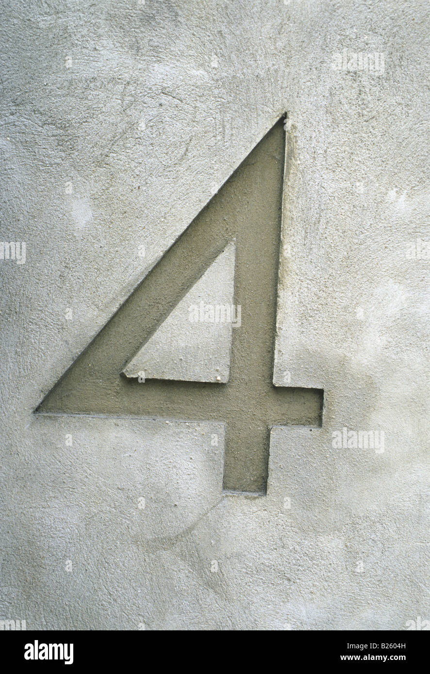 Number 4 hi-res stock photography and images - Alamy
