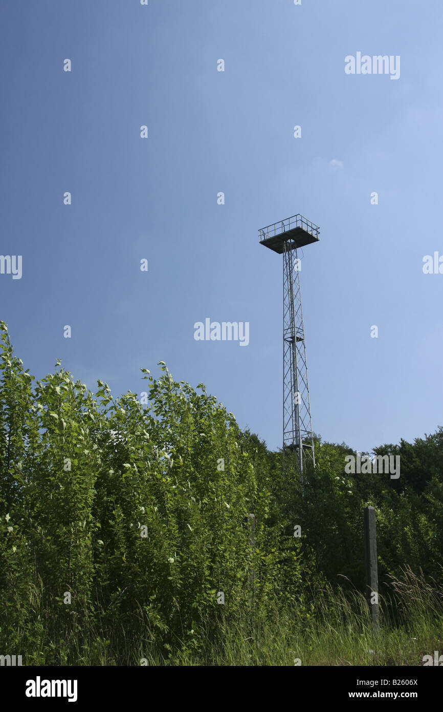 A lookout fire tower Stock Photo - Alamy