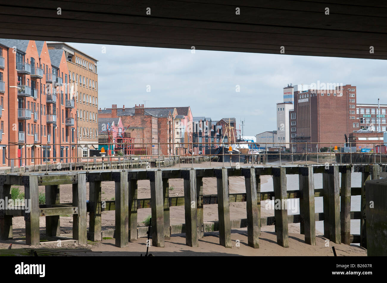 River Hull and Museum Quarter at Kingston upon Hull Stock Photo - Alamy