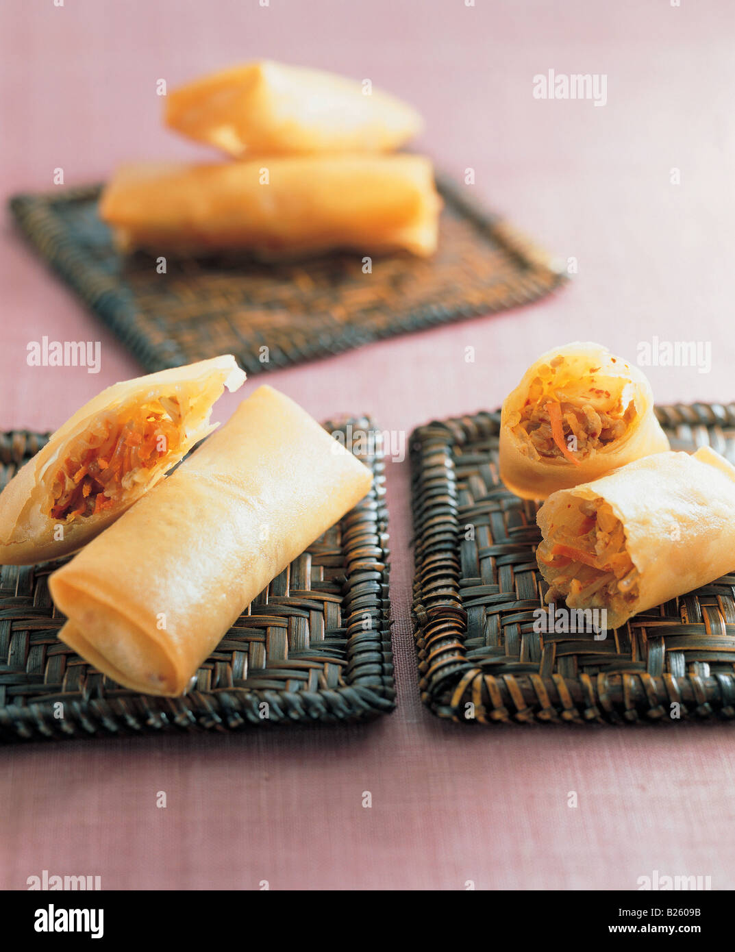 Asian food, spring roll Stock Photo - Alamy