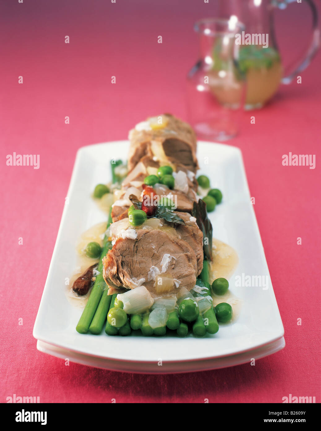 Meat and vegetables Stock Photo - Alamy