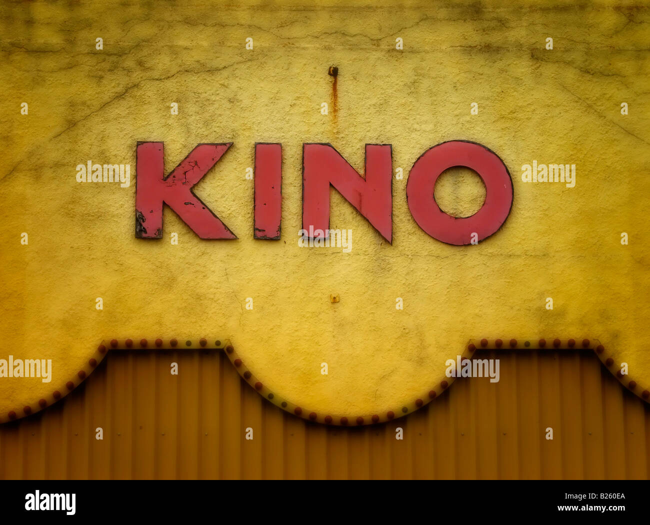 Faded cinema sign hi-res stock photography and images - Alamy