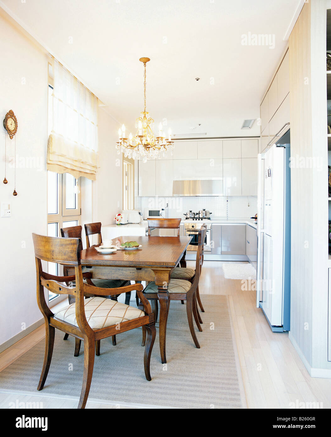 Dining room interior Stock Photo - Alamy