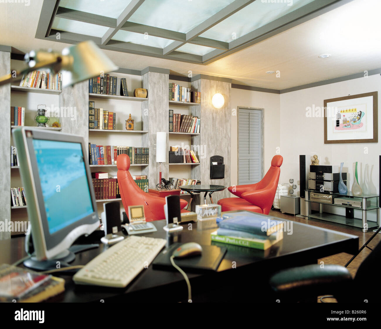 Study room interior Stock Photo - Alamy