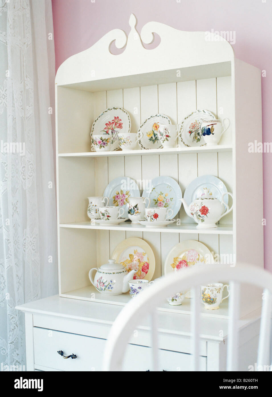 Home furnished with interior decoration objects Stock Photo - Alamy