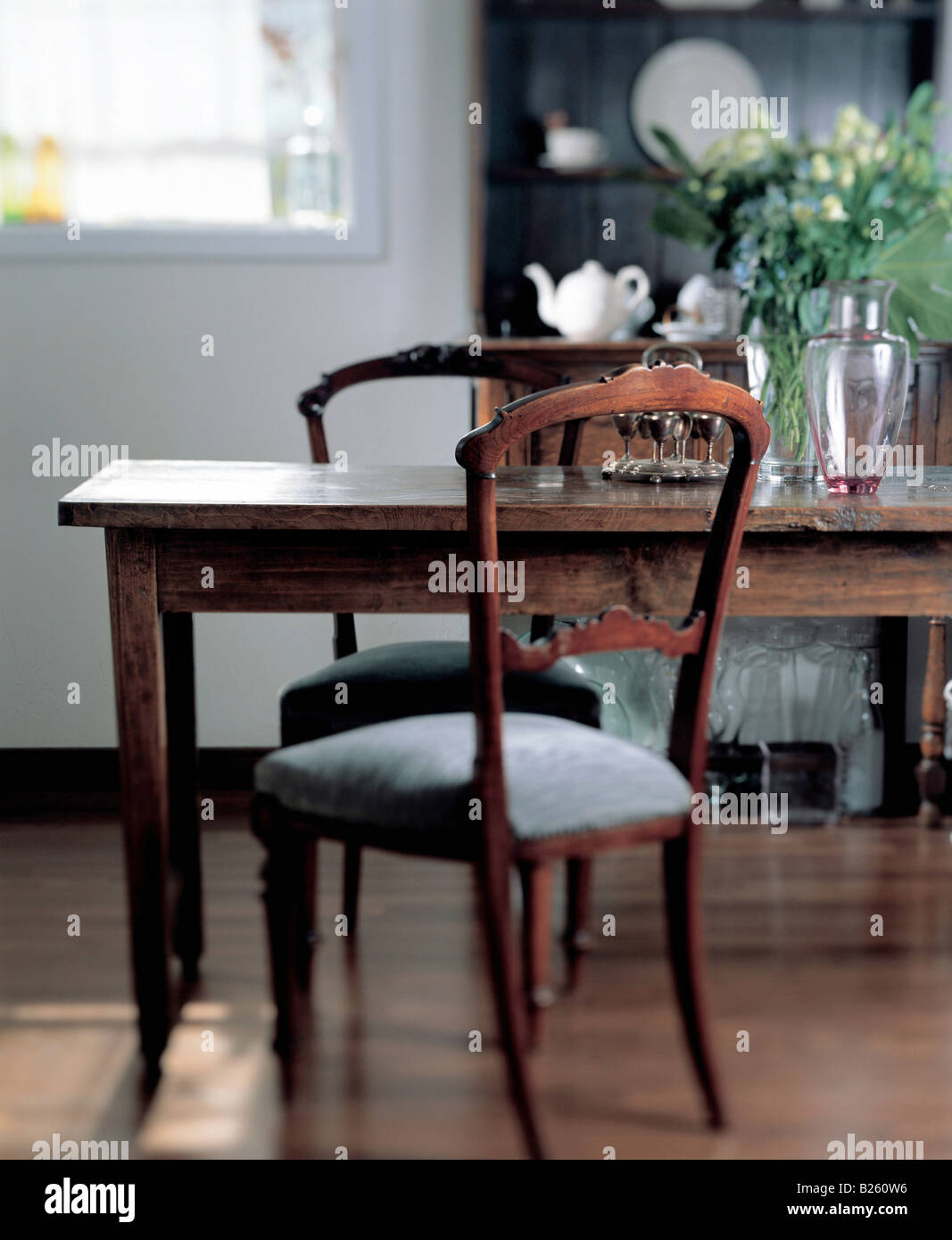 Home furnished with interior decoration objects Stock Photo - Alamy