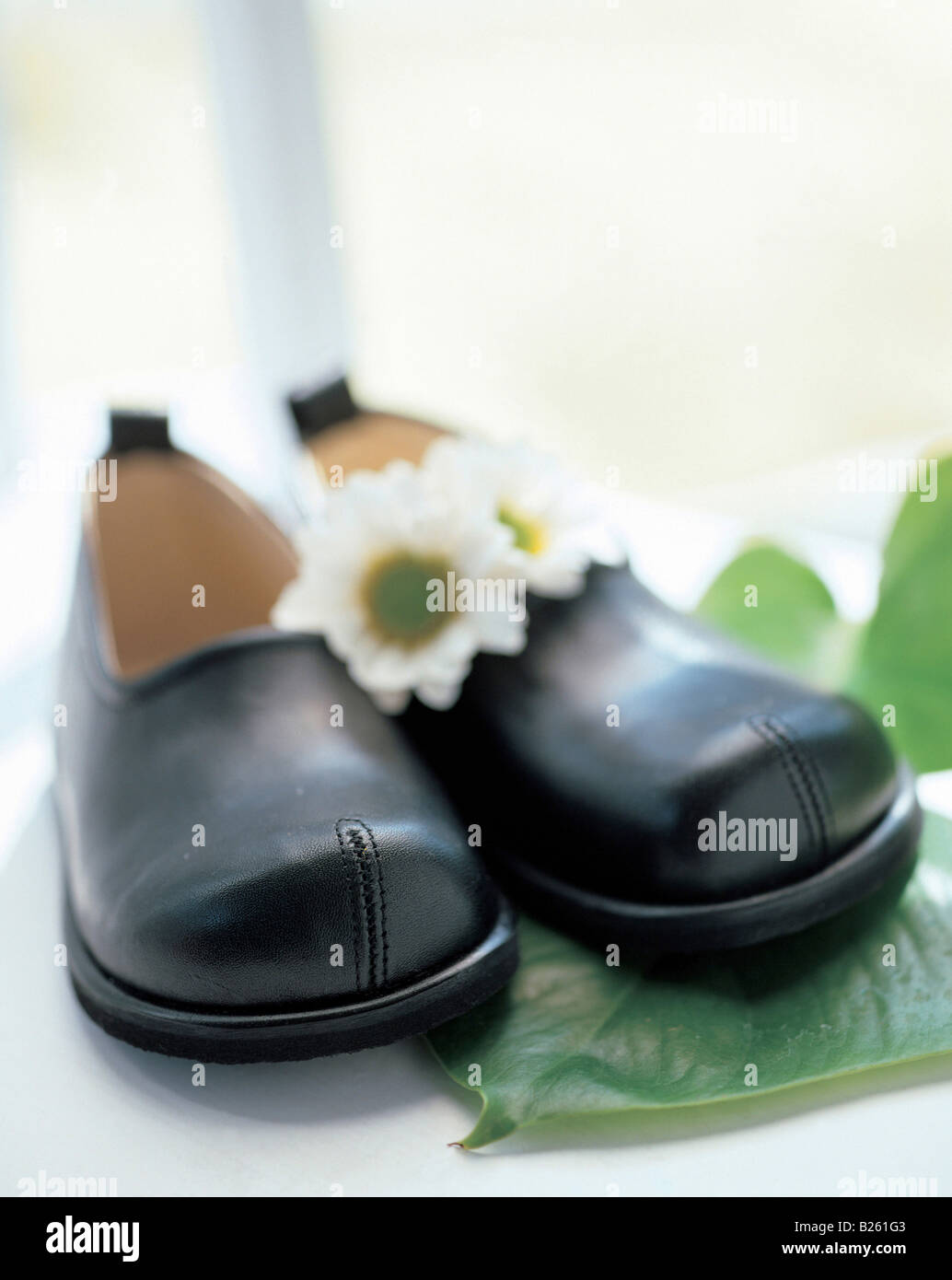 Flower and shoes Stock Photo - Alamy