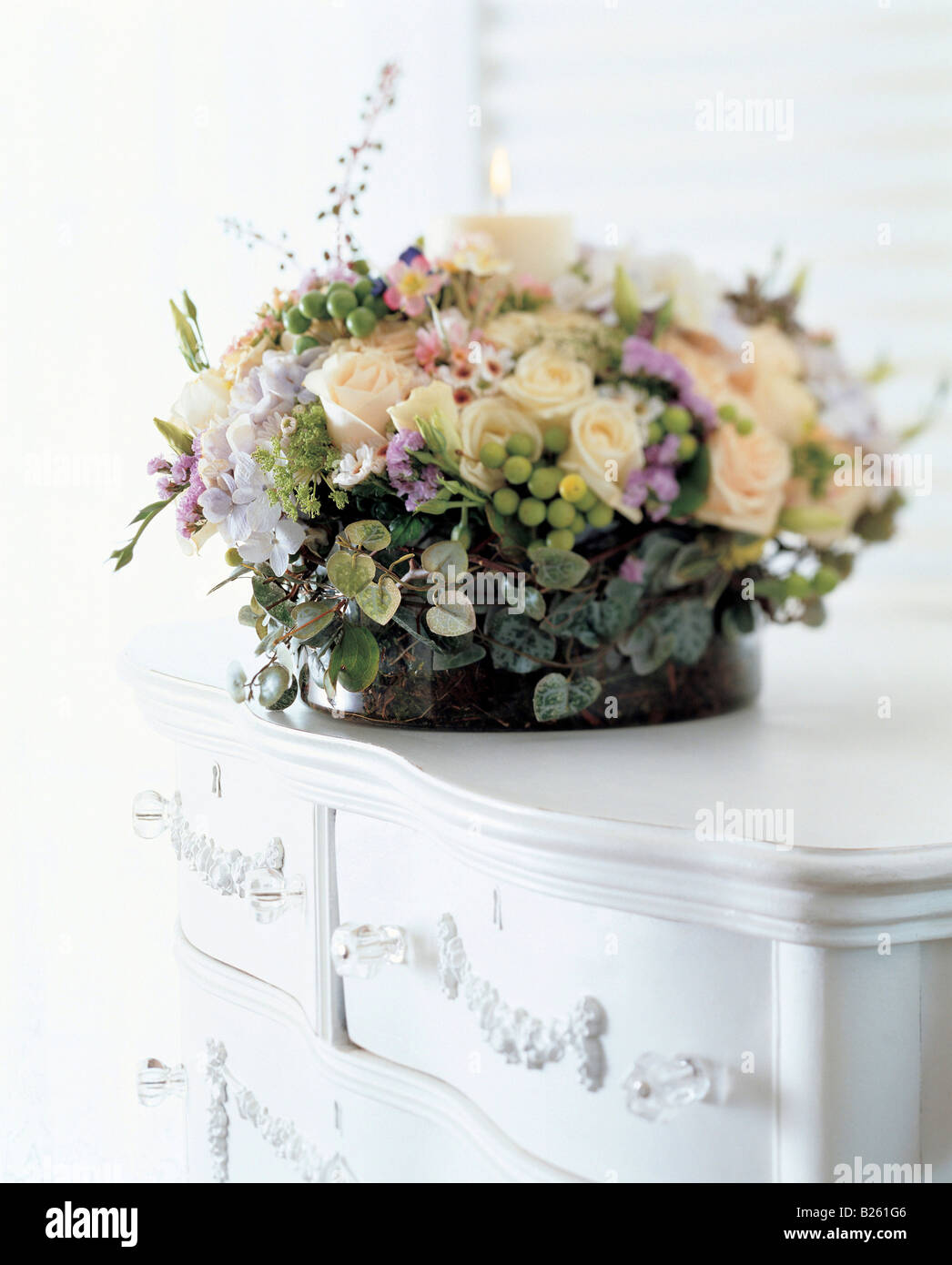 Interior flowers decoration Stock Photo - Alamy