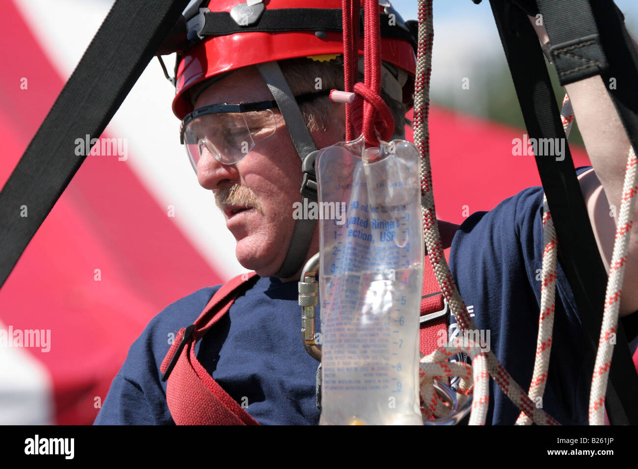 An aerial rescue demonstration Stock Photo - Alamy