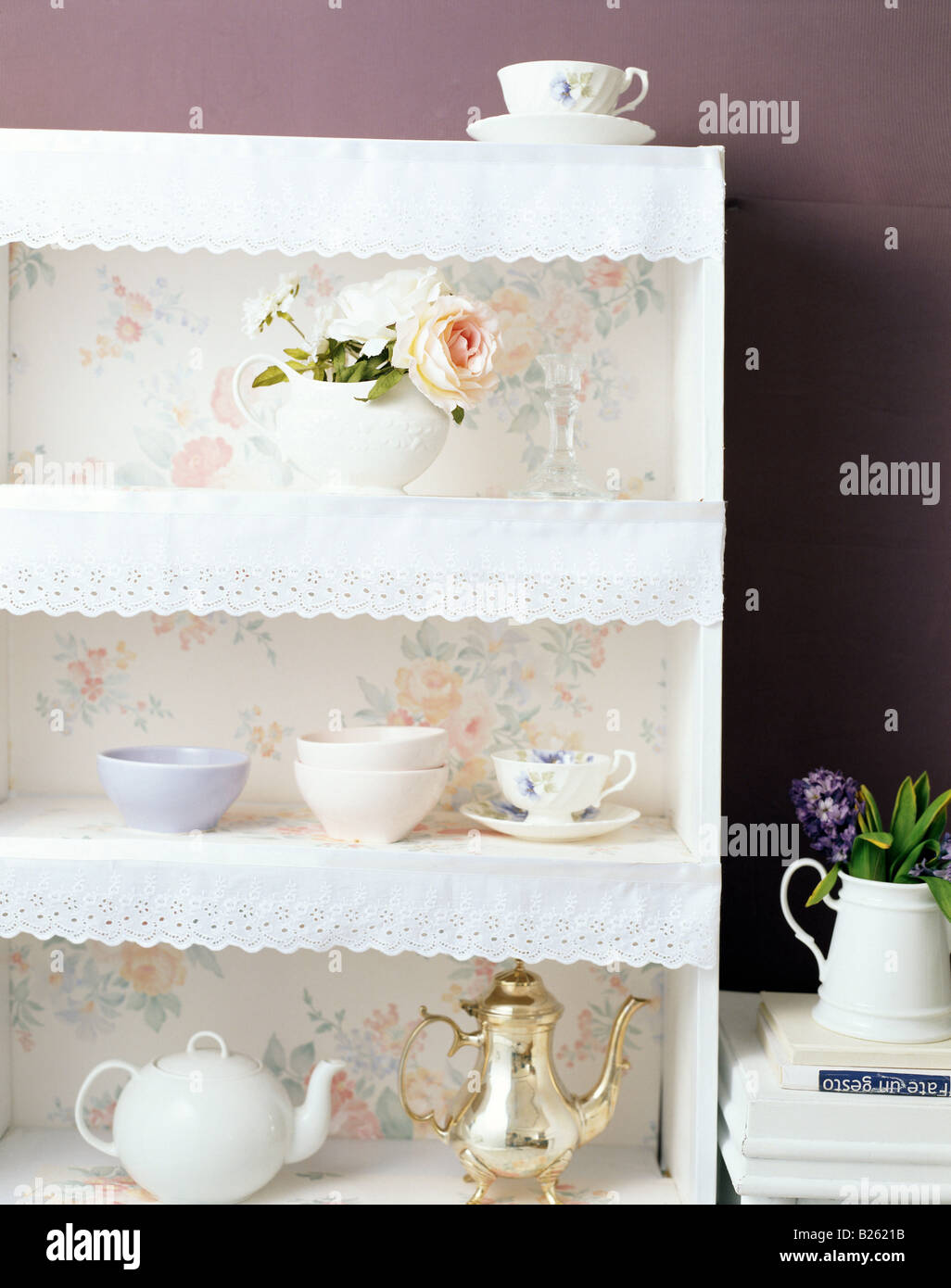 Home furnished with interior decoration objects Stock Photo - Alamy