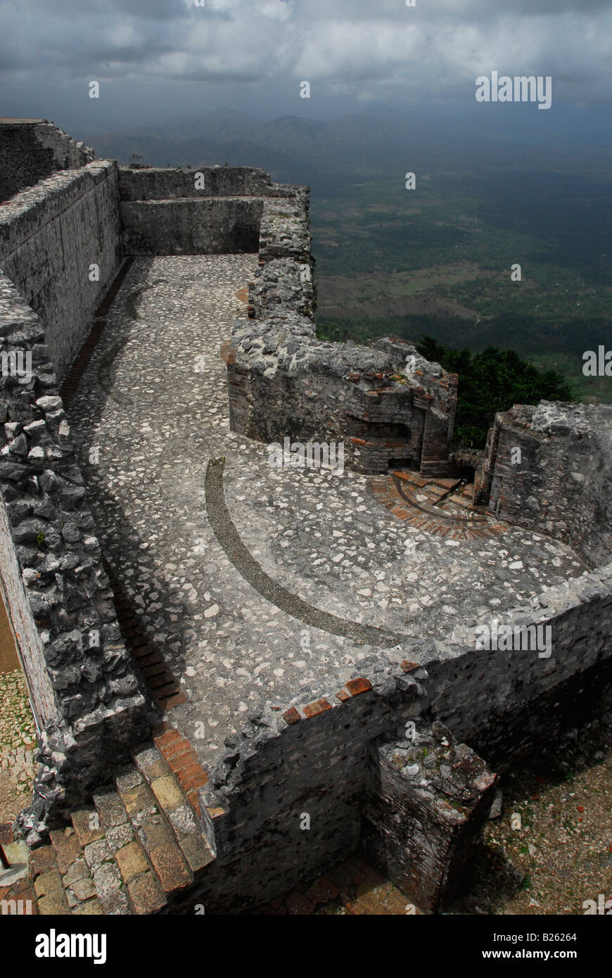 View from the Citadel in Northern Haiti, Milot Stock Photo - Alamy