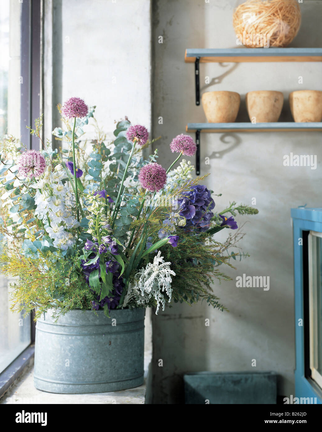Interior flowers decoration Stock Photo - Alamy