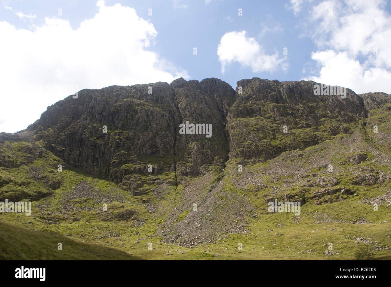 Central gully on Great End, Lake District, UK Stock Photo - Alamy